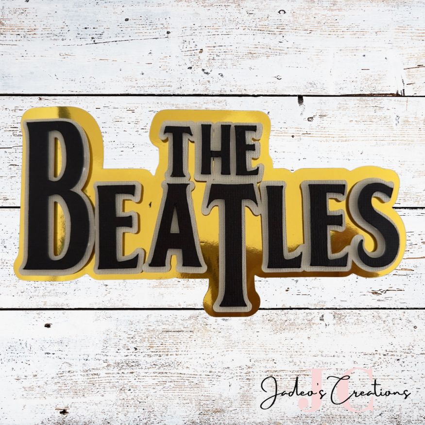The Beatles Logo Cake Topper – Jadeo’s Creations